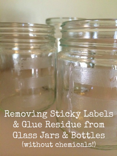 Removing Sticky Labels And Glue Residue From Jars The Links Site